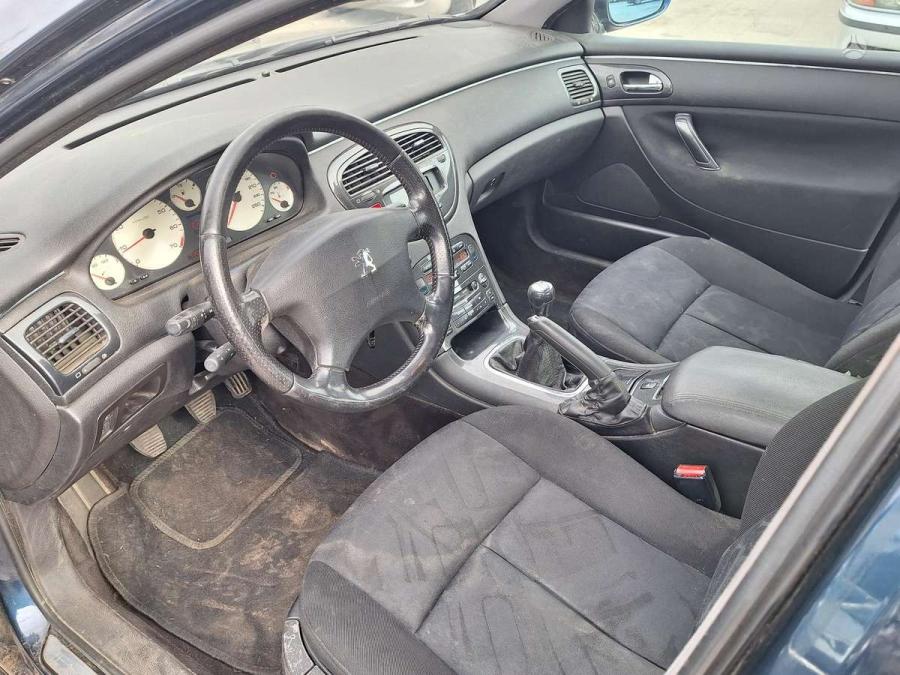 Blue Peugeot 607 2003 in Vilnius, with an engine capacity of 2.23 L and mileage of 209 thousand km for 850 €, photo 6 on AUTOMOTO.COM.LV