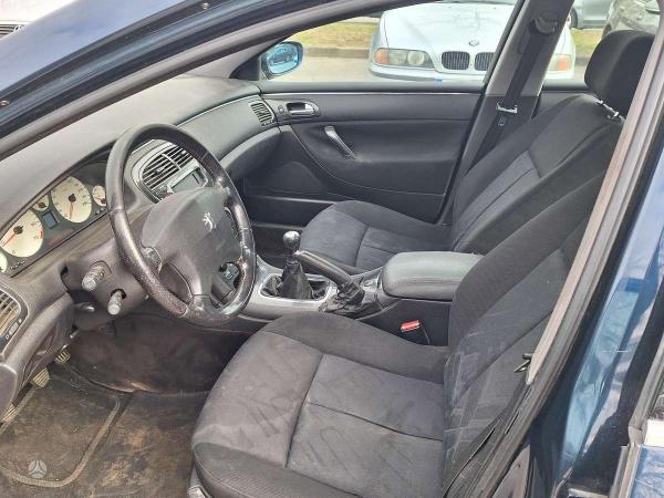 Blue Peugeot 607 2003 in Vilnius, with an engine capacity of 2.23 L and mileage of 209 thousand km for 850 €, photo 6 on AUTOMOTO.COM.LV