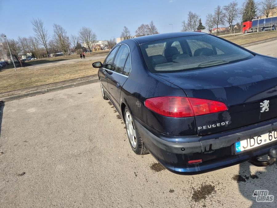 Blue Peugeot 607 2004 in Ukmerge, with an engine capacity of 2.20 L and mileage of 323 thousand km for 2000 €, photo 3 on AUTOMOTO.COM.LV