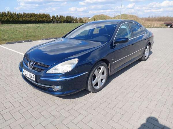 Blue Peugeot 607 2006 in Klaipeda, with an engine capacity of 2.72 L and mileage of 305 thousand km for 1800 €, photo 1 on AUTOMOTO.COM.LV