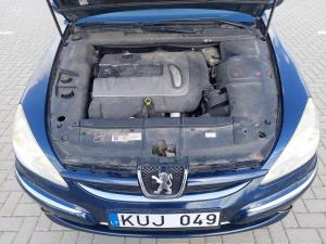 Blue Peugeot 607 2006 in Klaipeda, with an engine capacity of 2.72 L and mileage of 305 thousand km for 1800 €, photo 14 on AUTOMOTO.COM.LV
