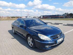Blue Peugeot 607 2006 in Klaipeda, with an engine capacity of 2.72 L and mileage of 305 thousand km for 1600 €, photo 5 on AUTOMOTO.COM.LV