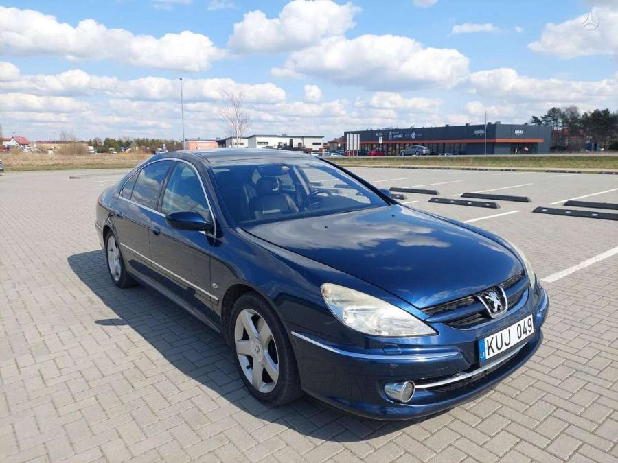 Blue Peugeot 607 2006 in Klaipeda, with an engine capacity of 2.72 L and mileage of 305 thousand km for 1600 €, photo 5 on AUTOMOTO.COM.LV
