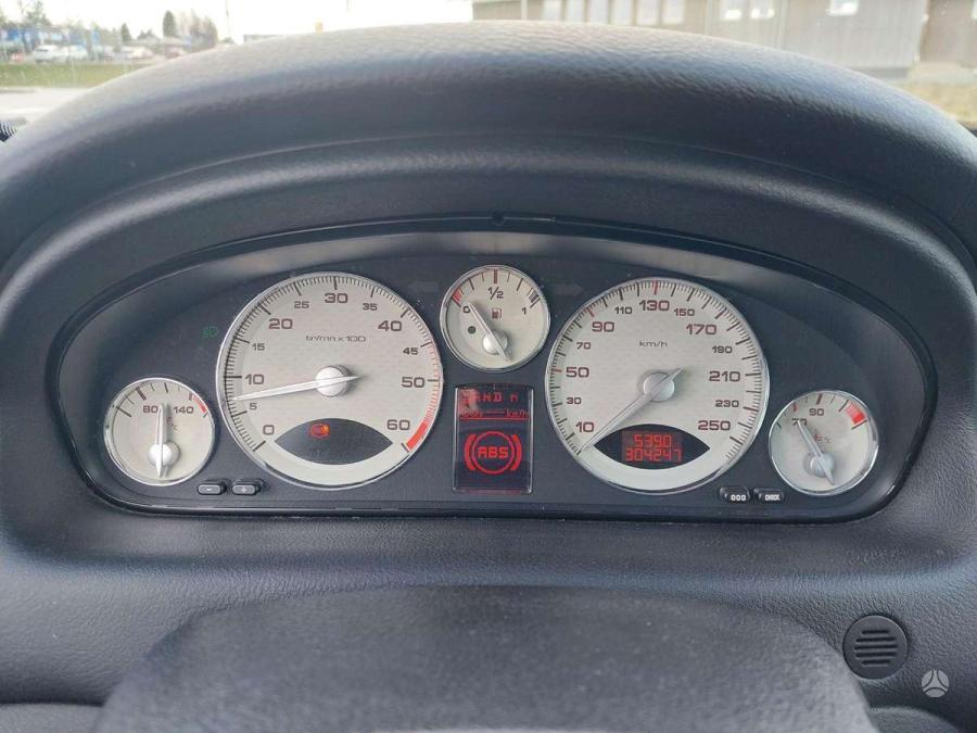 Blue Peugeot 607 2006 in Klaipeda, with an engine capacity of 2.72 L and mileage of 305 thousand km for 1600 €, photo 11 on AUTOMOTO.COM.LV
