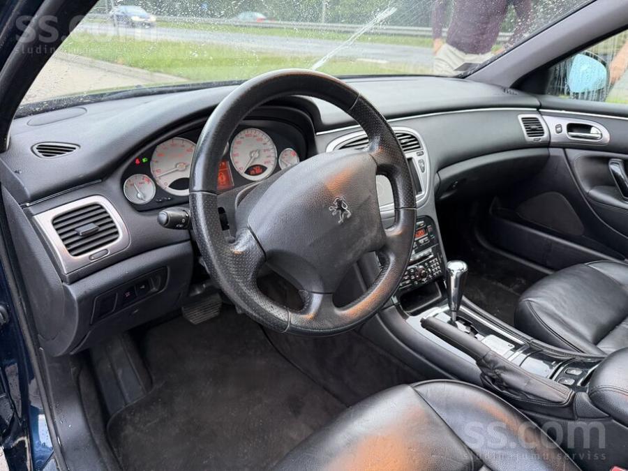 Blue Peugeot 607 2010 in Riga, with an engine capacity of 2.70 L and mileage of 282 thousand km for 990 €, photo 10 on AUTOMOTO.COM.LV
