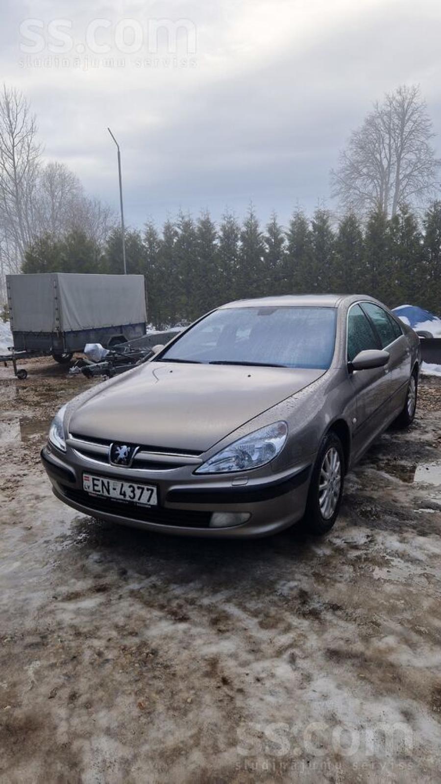 Brūns Peugeot 607 2002 Tukums, ar dzinēja tilpumu 2.20 L un nobraukumu 211 tūkst. km par 1300 €, foto 2 vietnē AUTOMOTO.COM.LV