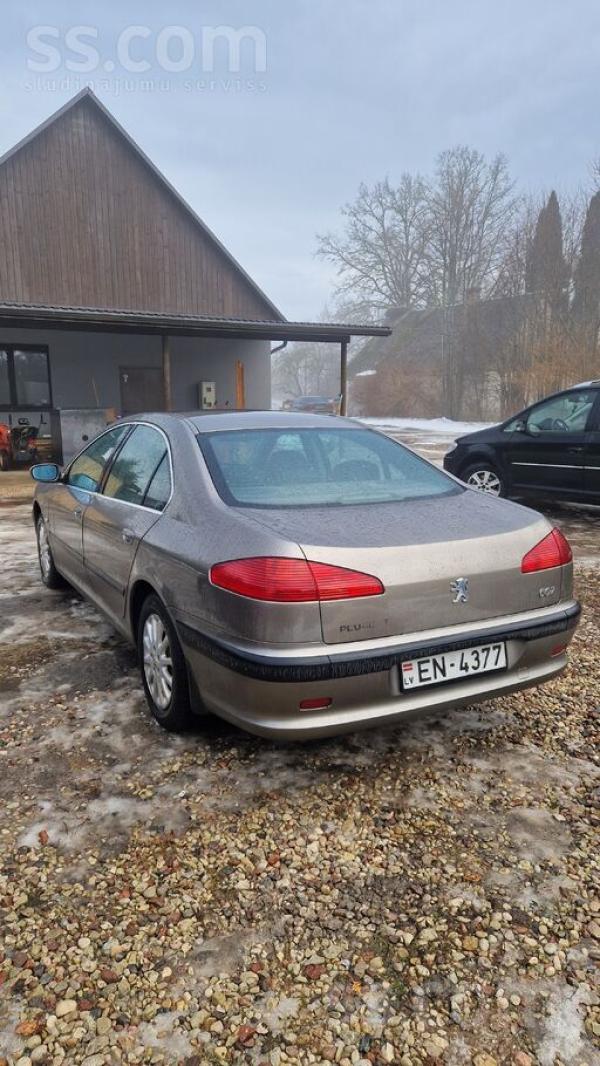 Brown Peugeot 607 2002 in Tukums, with an engine capacity of 2.20 L and mileage of 211 thousand km for 1300 €, photo 3 on AUTOMOTO.COM.LV