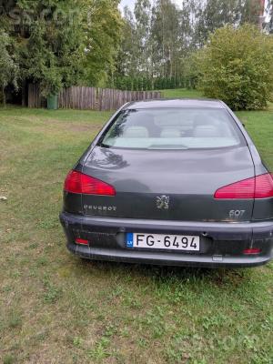 Green Peugeot 607 2004 in Madona, with an engine capacity of 3.00 L and mileage of 0 thousand km for 690 €, photo 6 on AUTOMOTO.COM.LV