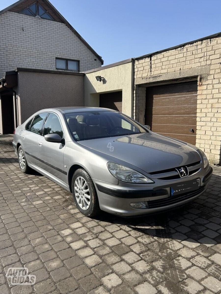 Grey Peugeot 607 2001 in Kaunas, with an engine capacity of 2.20 L and mileage of 254 thousand km for 1250 €, photo 1 on AUTOMOTO.COM.LV