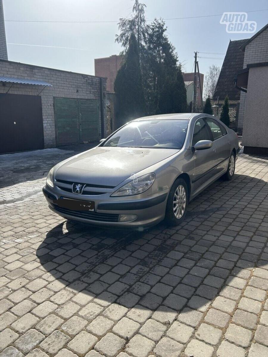 Grey Peugeot 607 2001 in Kaunas, with an engine capacity of 2.20 L and mileage of 254 thousand km for 1250 €, photo 5 on AUTOMOTO.COM.LV