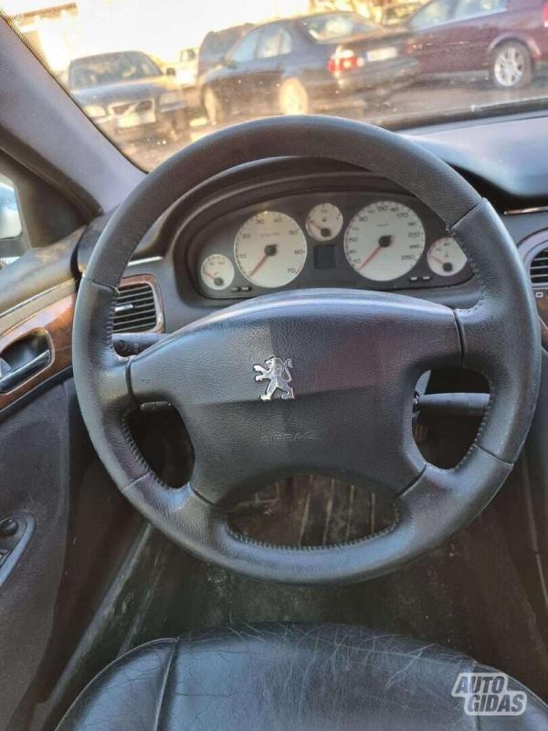 Pelēks Peugeot 607 2003 Kauņa, ar dzinēja tilpumu 2.20 L un nobraukumu 345 tūkst. km par 400 €, foto 7 vietnē AUTOMOTO.COM.LV
