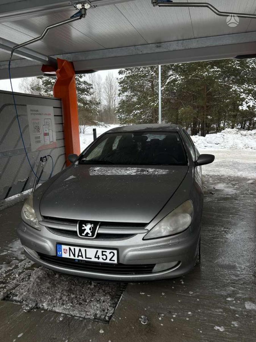 Pelēks Peugeot 607 2003 Viļņa, ar dzinēja tilpumu 2.20 L un nobraukumu 448 tūkst. km par 1200 €, foto 1 vietnē AUTOMOTO.COM.LV