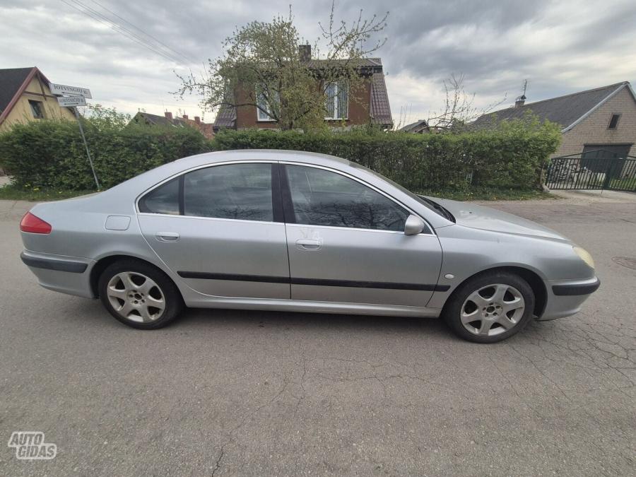 Grey Peugeot 607 2004 in Klaipeda, with an engine capacity of 2.20 L and mileage of 218 thousand km for 550 €, photo 5 on AUTOMOTO.COM.LV
