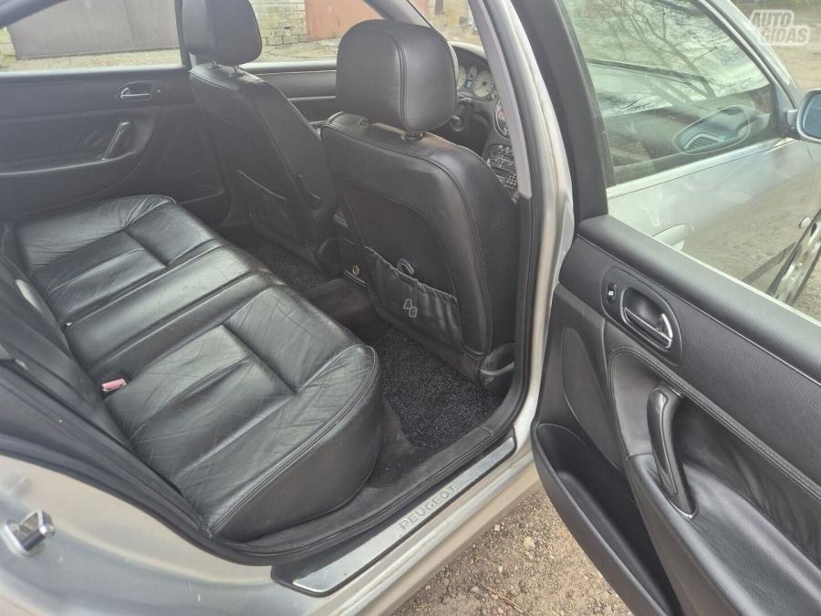 Grey Peugeot 607 2004 in Klaipeda, with an engine capacity of 2.20 L and mileage of 218 thousand km for 550 €, photo 21 on AUTOMOTO.COM.LV