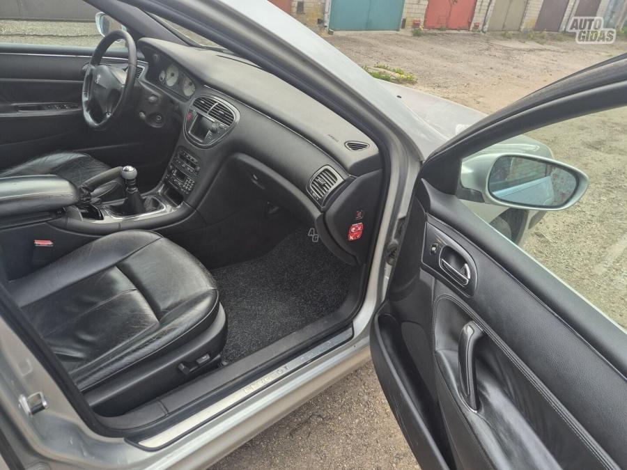 Grey Peugeot 607 2004 in Klaipeda, with an engine capacity of 2.20 L and mileage of 218 thousand km for 550 €, photo 22 on AUTOMOTO.COM.LV