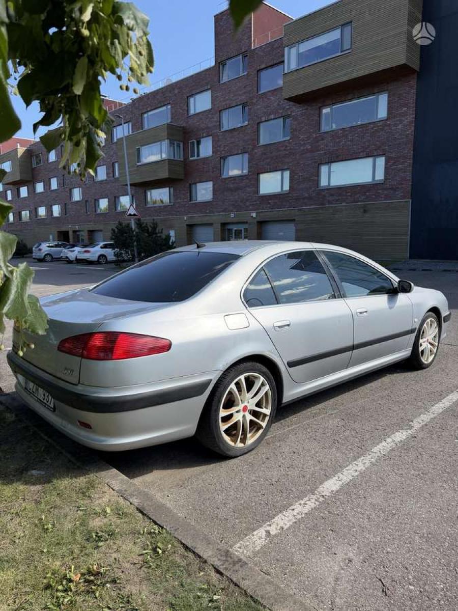 Grey Peugeot 607 2005 in Kaunas, with an engine capacity of 2.23 L and mileage of 3 thousand km for 599 €, photo 6 on AUTOMOTO.COM.LV