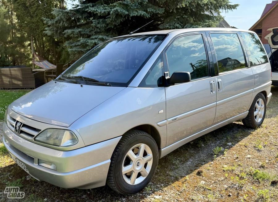 Peugeot 806 2001 in Kaunas, with an engine capacity of 2.00 L and mileage of 248 thousand km for 2150 €, photo 4 on AUTOMOTO.COM.LV