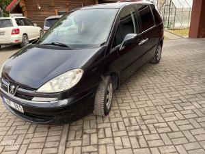 Melns Peugeot 807 2007 Šauļi, ar dzinēja tilpumu 2.00 L un nobraukumu 305 tūkst. km par 1700 €, foto  vietnē AUTOMOTO.COM.LV