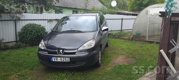 Grey Peugeot 807 2006 in Daugavpils, with an engine capacity of 2.00 L and mileage of 265 thousand km for 1800 €, photo 2 on AUTOMOTO.COM.LV