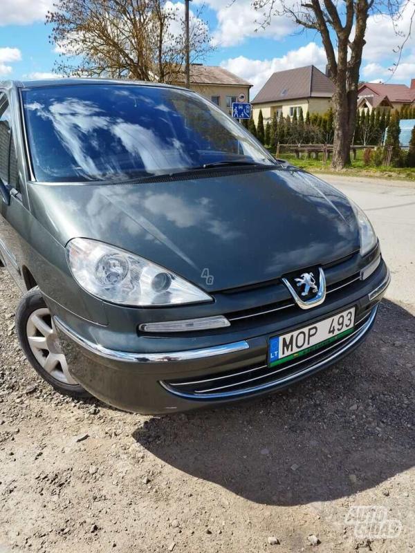 Pelēks Peugeot 807 2009 Šauļi, ar dzinēja tilpumu 2.00 L un nobraukumu 405 tūkst. km par 2600 €, foto 3 vietnē AUTOMOTO.COM.LV