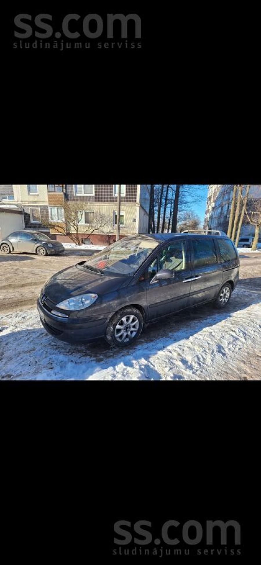 Grey Peugeot 807 2024 in Riga, with an engine capacity of 2.20 L and mileage of 316 thousand km for 1500 €, photo 2 on AUTOMOTO.COM.LV
