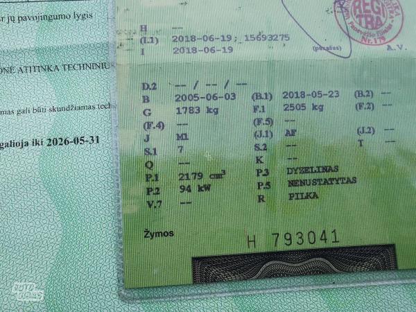 Peugeot 807 2005 Ignalina, ar dzinēja tilpumu 2.10 L un nobraukumu 303 tūkst. km par 350 €, foto 3 vietnē AUTOMOTO.COM.LV