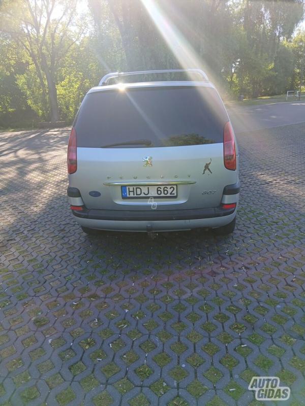 Peugeot 807 2003 Panevēža, ar dzinēja tilpumu 2.20 L un nobraukumu 320 tūkst. km par 670 €, foto 7 vietnē AUTOMOTO.COM.LV