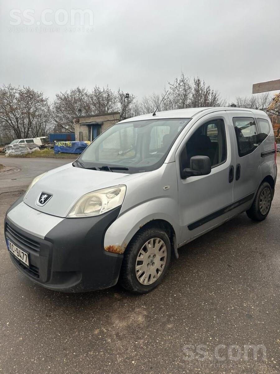 Grey Peugeot Bipper 2013 in Riga, with an engine capacity of 1.30 L and mileage of 254 thousand km for 900 €, photo 8 on AUTOMOTO.COM.LV
