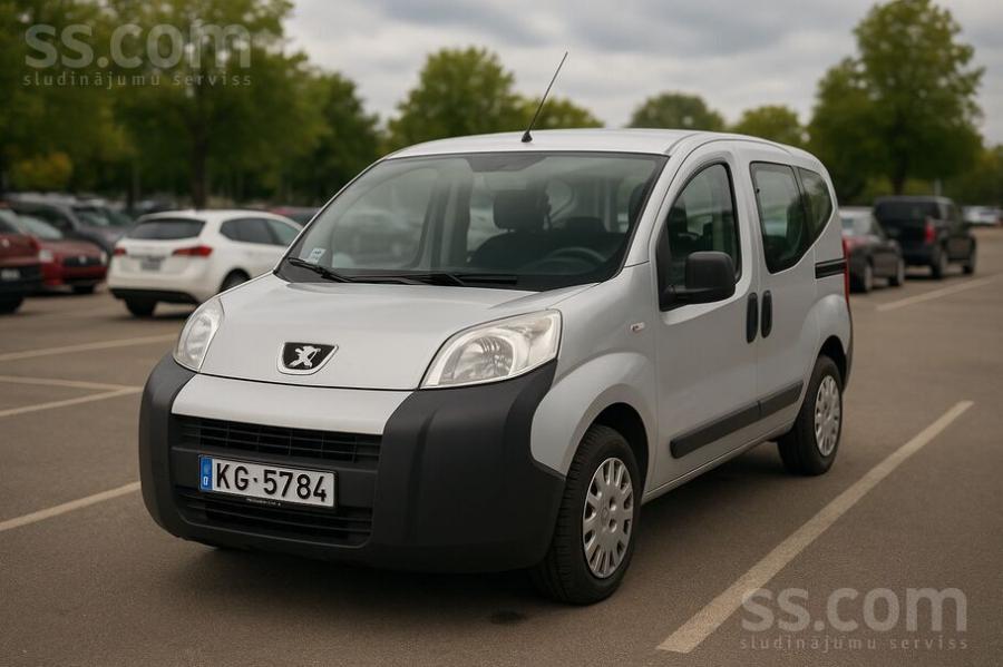 Grey Peugeot Bipper 2016 in Riga, with an engine capacity of 1.30 L and mileage of 148 thousand km for 900 €, photo 5 on AUTOMOTO.COM.LV