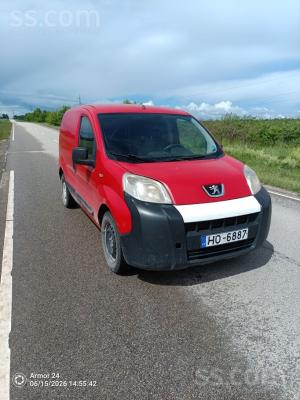 Sarkans Peugeot Bipper 2009 Dobele, ar dzinēja tilpumu 1.40 L un nobraukumu 314 tūkst. km par 650 €, foto 3 vietnē AUTOMOTO.COM.LV