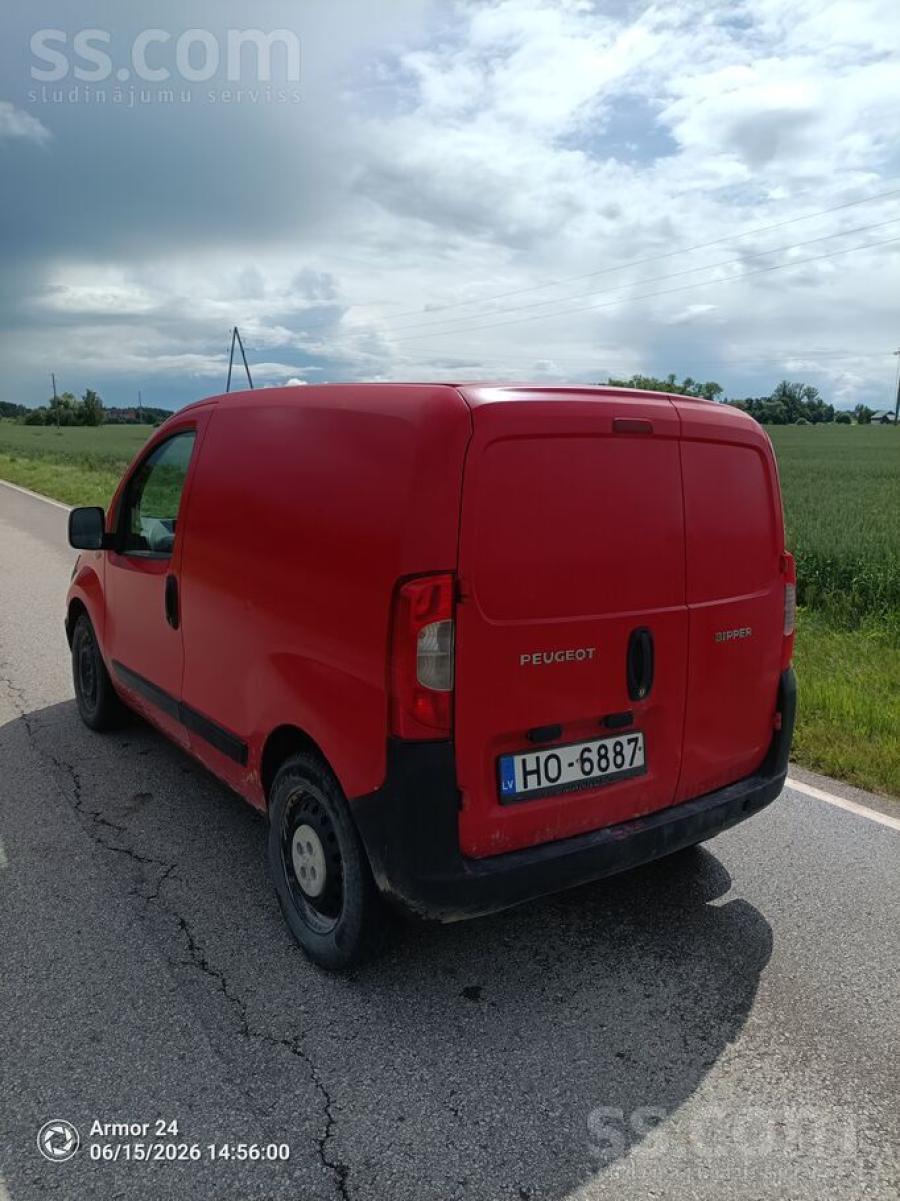 Sarkans Peugeot Bipper 2009 Dobele, ar dzinēja tilpumu 1.40 L un nobraukumu 314 tūkst. km par 650 €, foto 7 vietnē AUTOMOTO.COM.LV