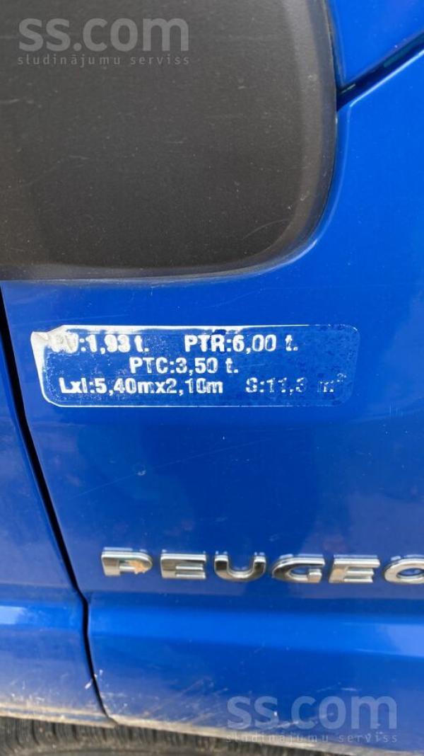 Blue Peugeot Boxer 2007 in Riga, with an engine capacity of 2.20 L and mileage of 420 thousand km for 2199 €, photo 3 on AUTOMOTO.COM.LV