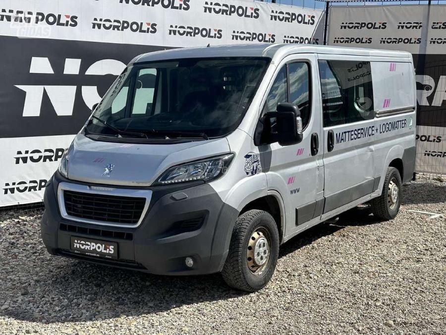 Pelēks Peugeot Boxer 2018 Aukštieji Rusokai, ar dzinēja tilpumu 2.00 L un nobraukumu 152 tūkst. km par 7900 €, foto 1 vietnē AUTOMOTO.COM.LV