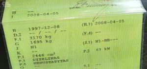Пежо Boxer 1997 в Акмяне, объемом двигателя 2.50 л и пробегом 245 тыс. км за 1500 €, фото 10 на AUTOMOTO.COM.LV