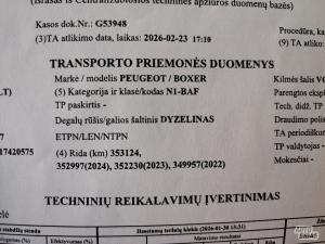 Пежо Boxer 2004 в Мариямполе, объемом двигателя 2.80 л и пробегом 365 тыс. км за 2000 €, фото 18 на AUTOMOTO.COM.LV
