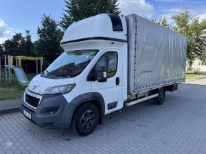 White Peugeot Boxer 2016 in Klaipeda, with an engine capacity of 3.00 L and mileage of 484 thousand km for 5999 €, photo  on AUTOMOTO.COM.LV