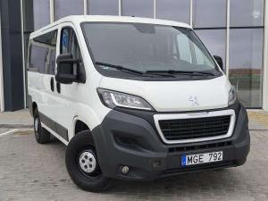 White Peugeot Boxer 2016 in Vilnius, with an engine capacity of 2.00 L and mileage of 300 thousand km for 9700 €, photo  on AUTOMOTO.COM.LV