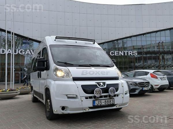 White Peugeot Boxer 2007 in Daugavpils, with an engine capacity of 2.20 L and mileage of 430 thousand km for 6100 €, photo 2 on AUTOMOTO.COM.LV