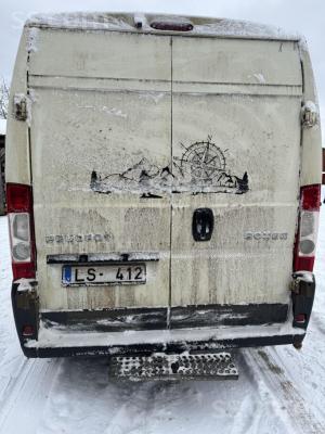 White Peugeot Boxer 2013 in Talsi, with an engine capacity of 2.20 L and mileage of 242 thousand km for 4200 €, photo  on AUTOMOTO.COM.LV