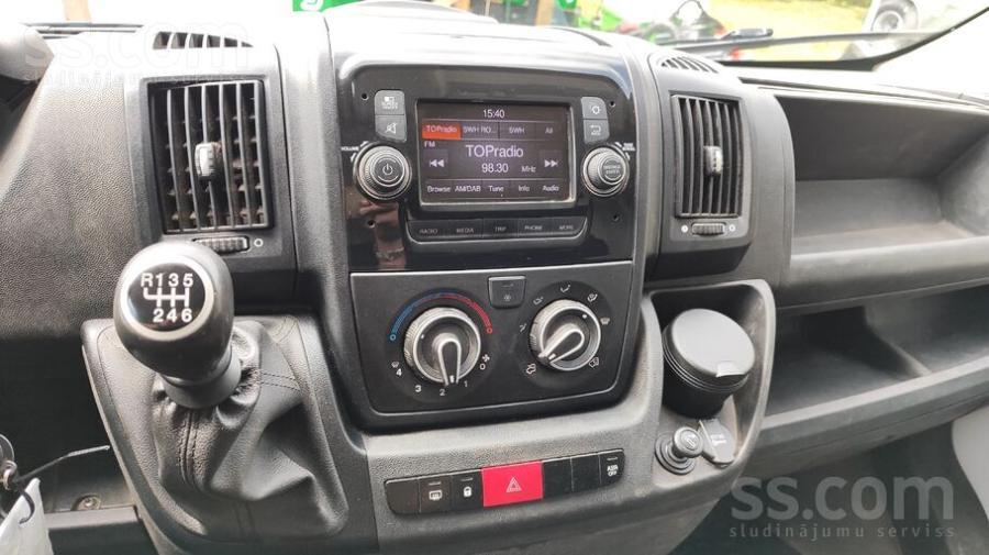 White Peugeot Boxer 2021 in Riga, with an engine capacity of 2.20 L and mileage of 155 thousand km for 12100 €, photo 12 on AUTOMOTO.COM.LV