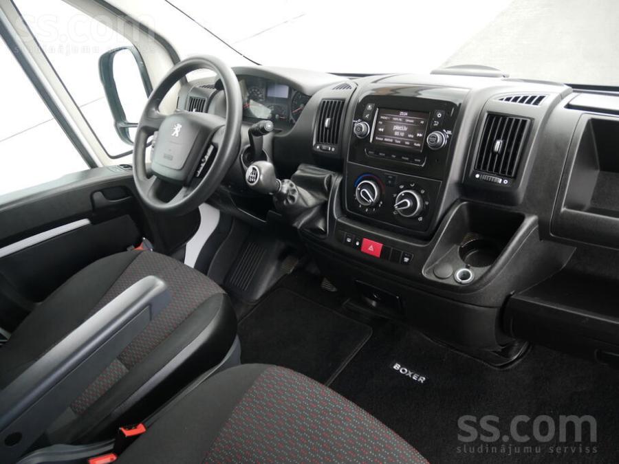 White Peugeot Boxer 2021 in Riga, with an engine capacity of 2.20 L and mileage of 242 thousand km for 11900 €, photo 12 on AUTOMOTO.COM.LV