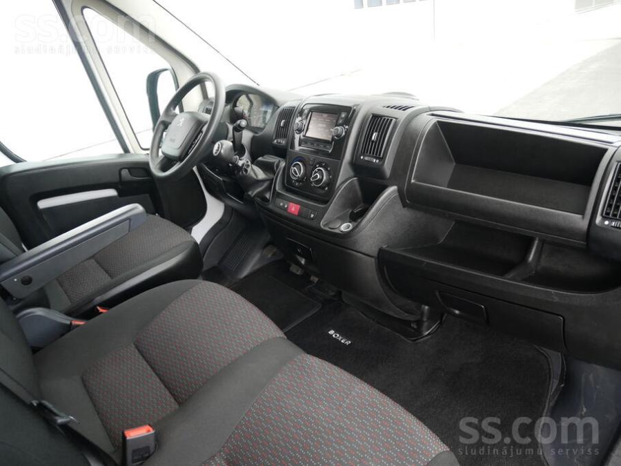 White Peugeot Boxer 2021 in Riga, with an engine capacity of 2.20 L and mileage of 242 thousand km for 11900 €, photo 13 on AUTOMOTO.COM.LV