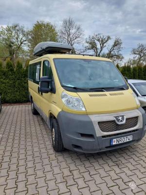 Dzeltens Peugeot Boxer 2007 Viļņa, ar dzinēja tilpumu 2.20 L un nobraukumu 116 tūkst. km par 5000 €, foto  vietnē AUTOMOTO.COM.LV