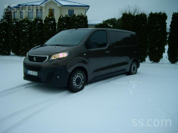Brown Peugeot Expert 2016 in Riga, with an engine capacity of 1.60 L and mileage of 202 thousand km for 11500 €, photo 1 on AUTOMOTO.COM.LV