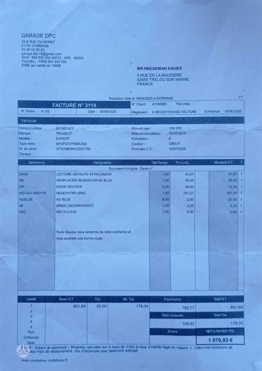 Серый Пежо Эксперт груз.-пасс. 2018 в Вильнюс, объемом двигателя 1.56 л и пробегом 237 тыс. км за 13000 €, фото 21 на AUTOMOTO.COM.LV