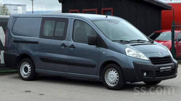 Grey Peugeot Expert 2015 in Liepaja, with an engine capacity of 2.00 L and mileage of 296 thousand km for 4850 €, photo 9 on AUTOMOTO.COM.LV