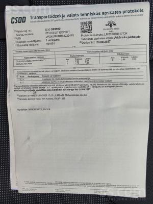 Серый Пежо Эксперт груз.-пасс. 2008 в Лимбажи, объемом двигателя 2.00 л и пробегом 165 тыс. км за 6000 €, фото 12 на AUTOMOTO.COM.LV