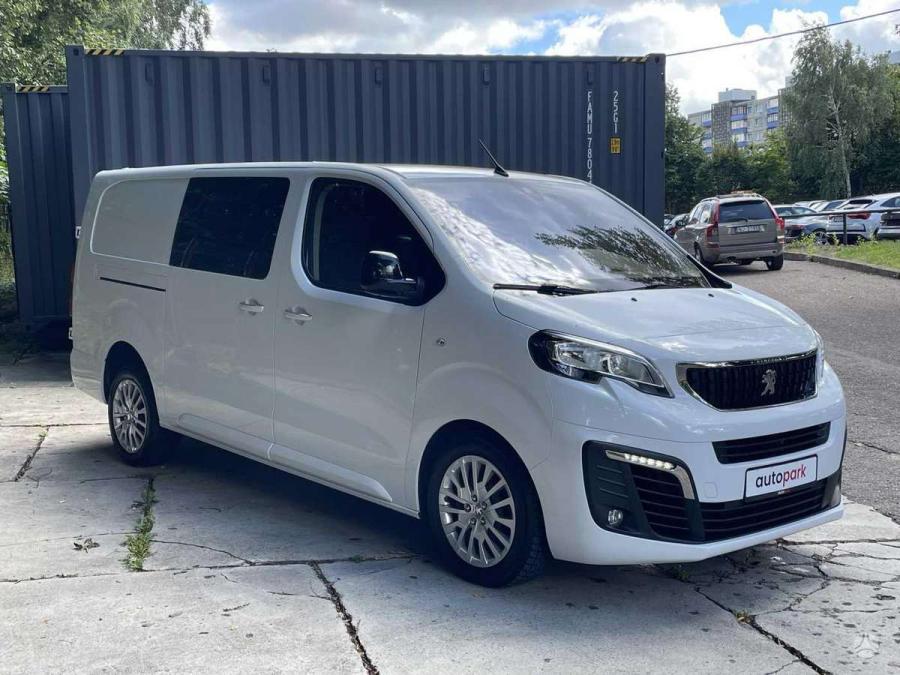White Peugeot Expert 2023 in Vilnius, with an engine capacity of 2.00 L and mileage of 46 thousand km for 26150 €, photo 4 on AUTOMOTO.COM.LV