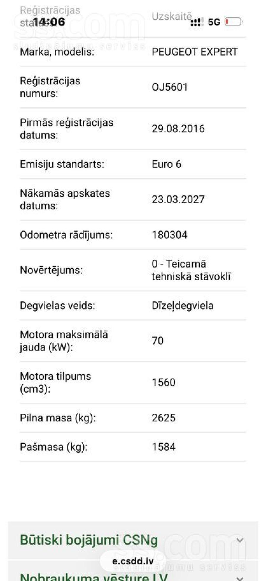 Balts Peugeot Expert 2016 Aizkraukle, ar dzinēja tilpumu 1.60 L un nobraukumu 180 tūkst. km par 9880 €, foto 25 vietnē AUTOMOTO.COM.LV