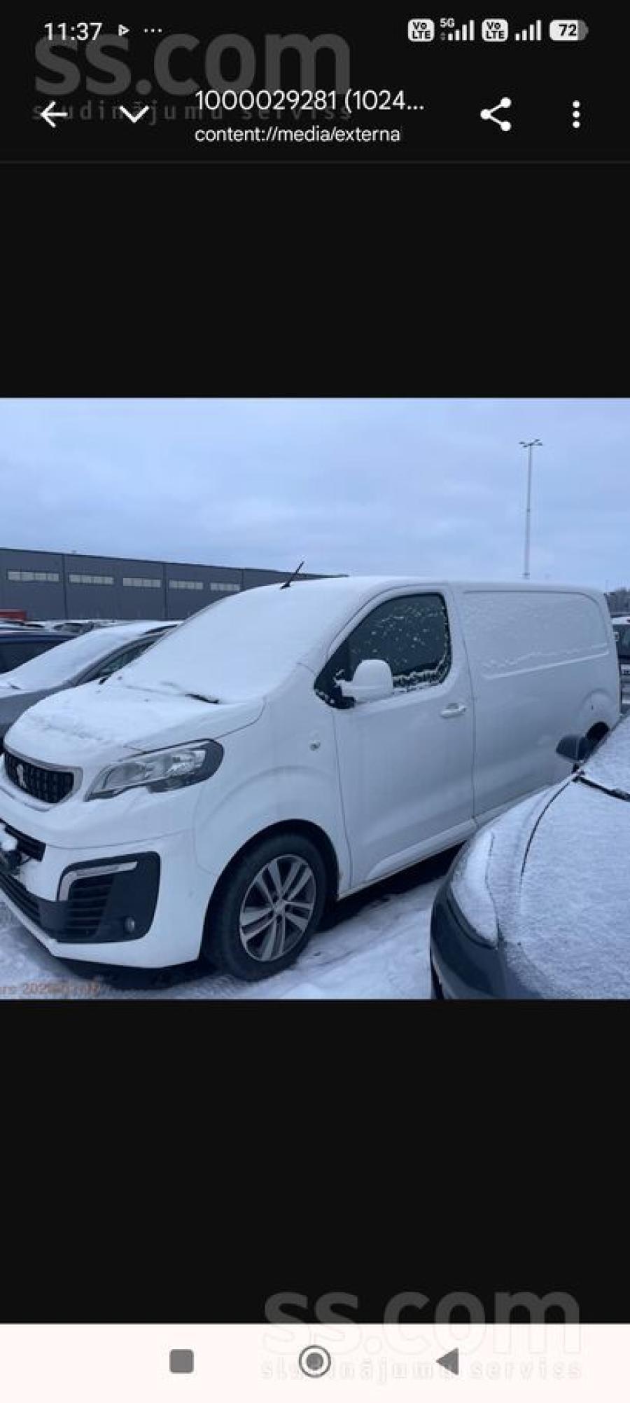 Balts Peugeot Expert 2017 Jūrmala, ar dzinēja tilpumu 2.00 L un nobraukumu 0 tūkst. km par 4950 €, foto 1 vietnē AUTOMOTO.COM.LV